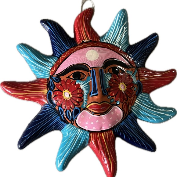 Art | Colorful Sun Face Wall Art | Poshmark